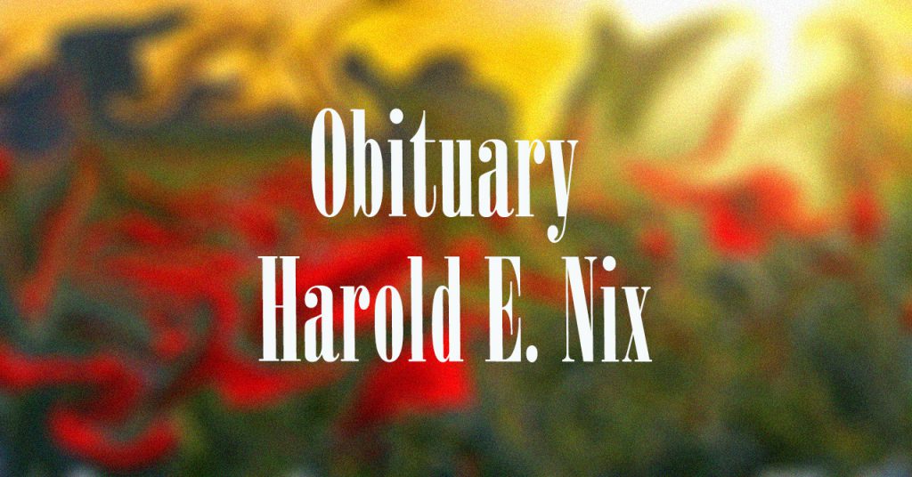 Obituary: Harold E. Nix - The Cullman Tribune
