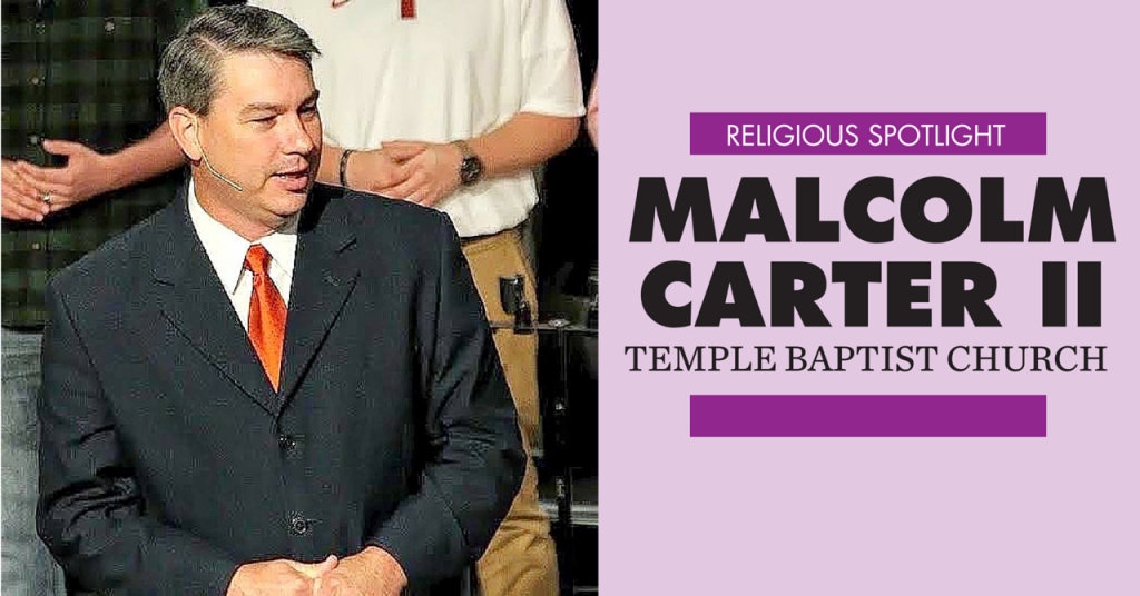 Malcolm Carter II, Pastor of Temple Baptist Church - The Cullman Tribune