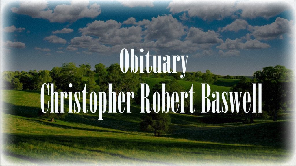 Obituary: Christopher Robert Baswell - The Cullman Tribune