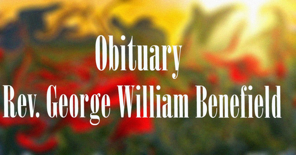Obituary: Rev. George William Benefield - The Cullman Tribune