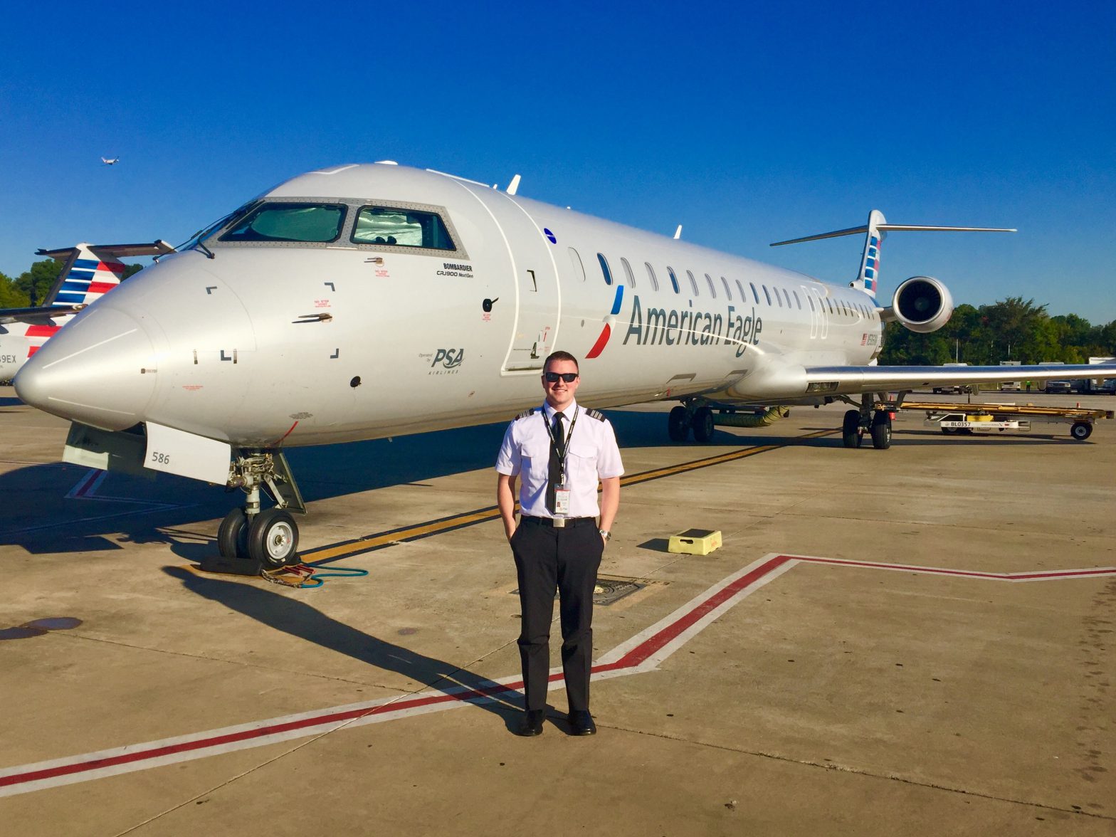 Wallace State Flight Technology/Aviation graduate Aaron Mathis giving ...