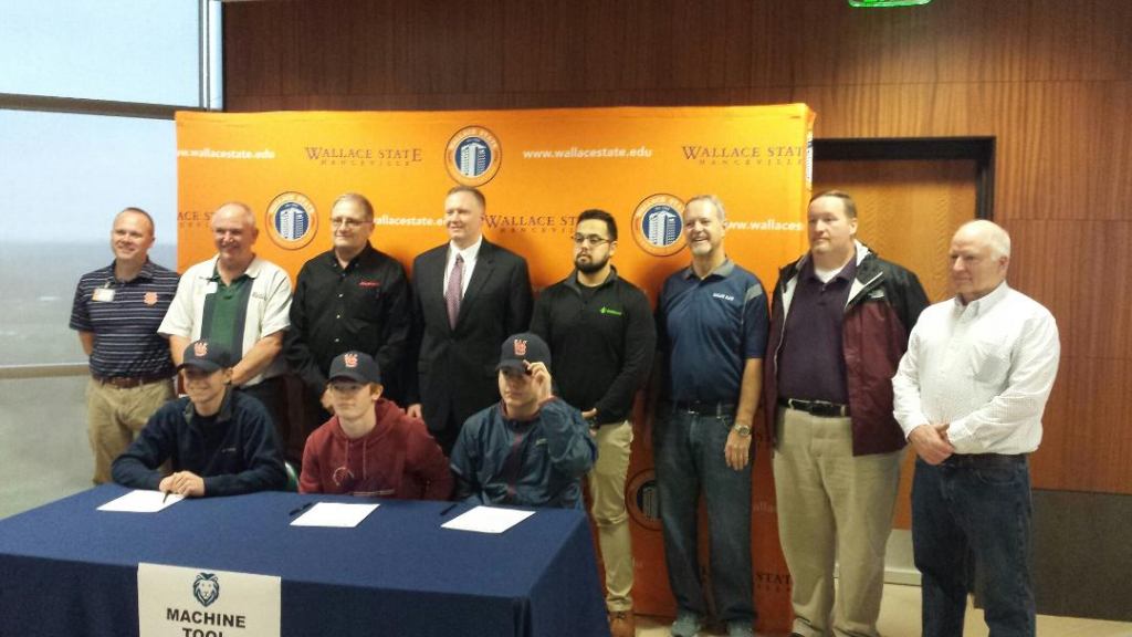 CATA Precision Machining students sign with Wallace State - The Cullman ...
