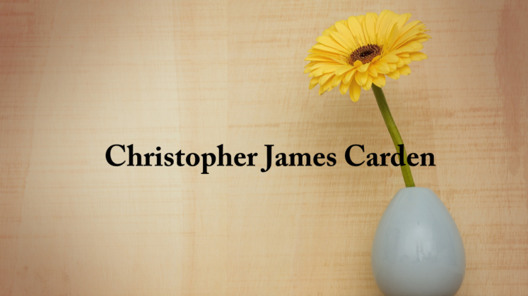 Obituary: Christopher James Carden - The Cullman Tribune