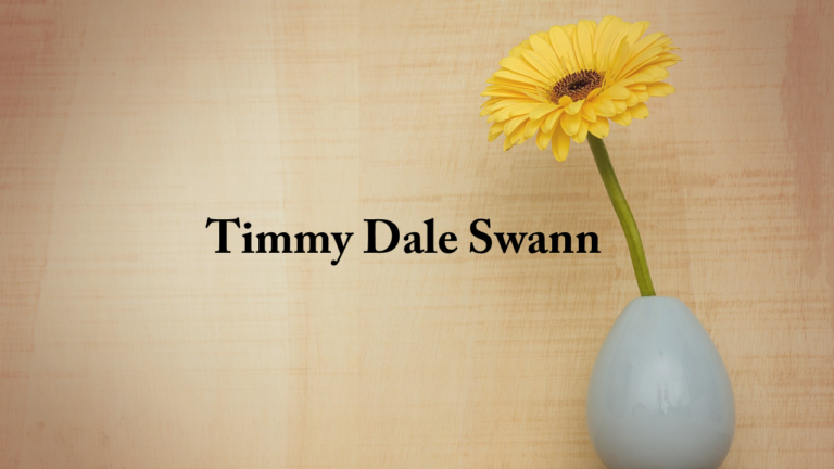 Obituary: Timmy Dale Swann - The Cullman Tribune