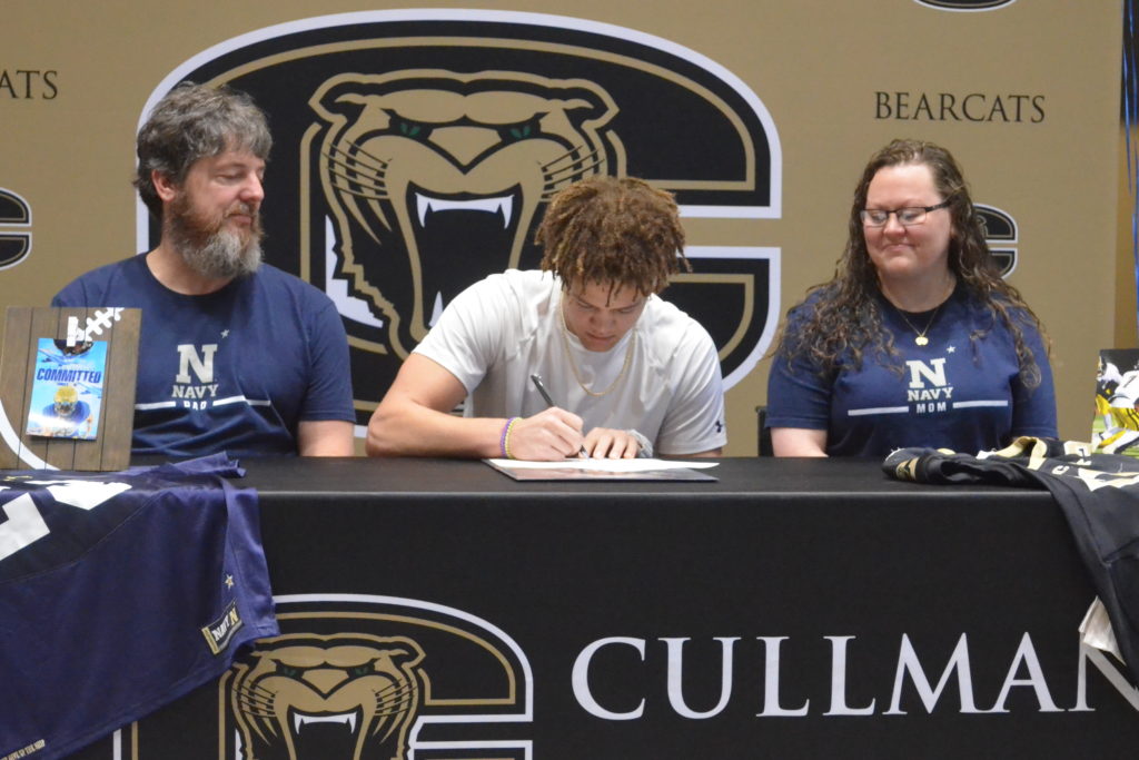 PREP FOOTBALL: Cullman’s Sullins signs with Navy - The Cullman Tribune
