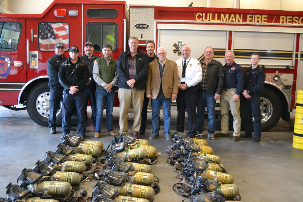 Neighbor to neighbor: Cullman donates 33 air packs to county VFDs - The ...