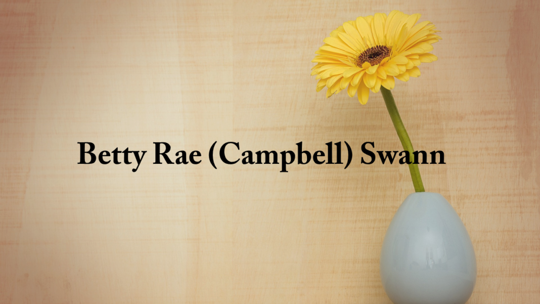 Obituary: Betty Rae (Campbell) Swann - The Cullman Tribune