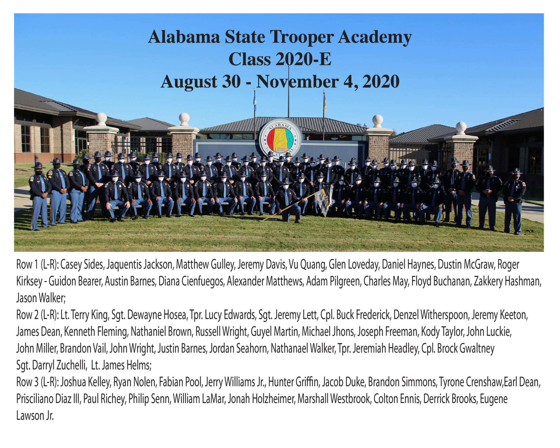 ALEA welcomes 52 new Troopers during graduation ceremony in Selma - The ...
