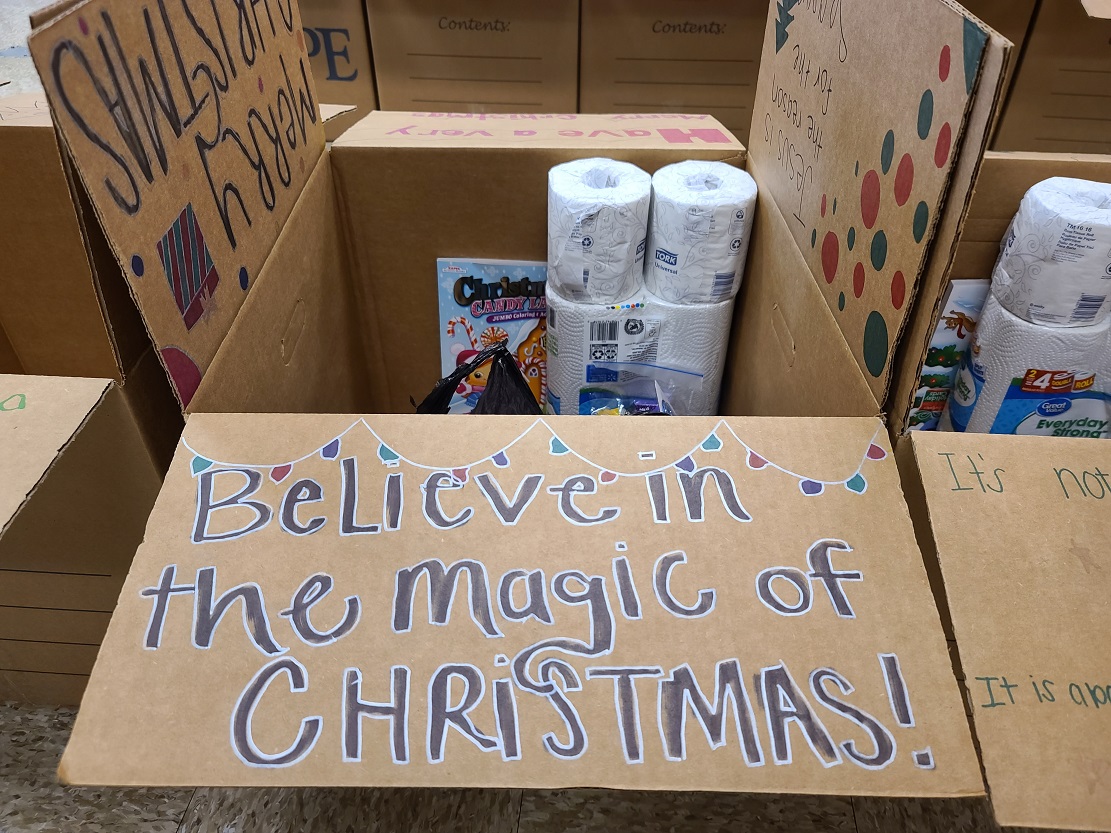 CATA students box up food, love, compassion for families in need - The ...