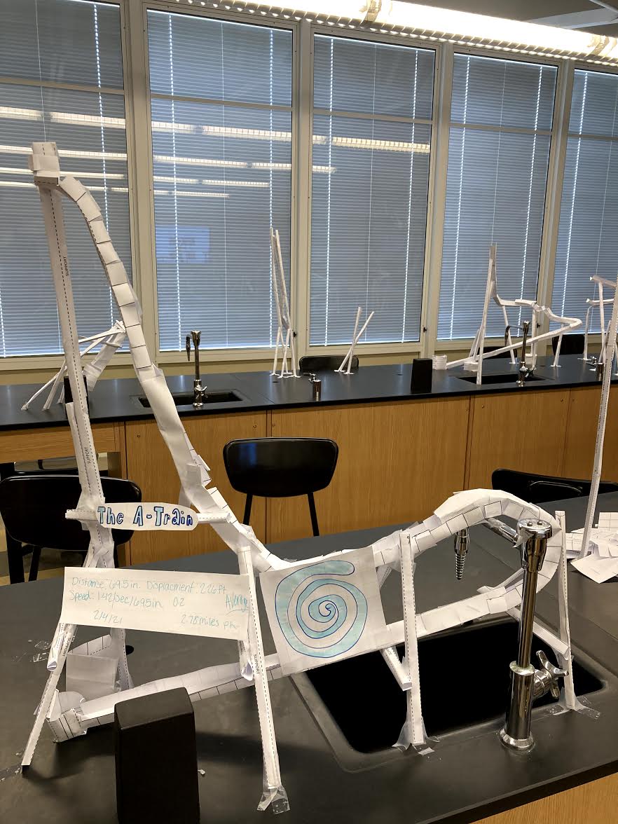 Science coasters: CHS students build mini roller coasters as part of ...