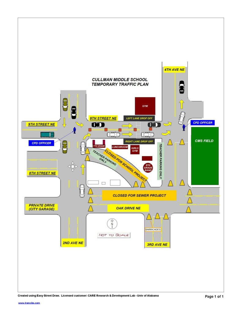 Cullman Police Dept. announces new route plan for Cullman City Schools ...
