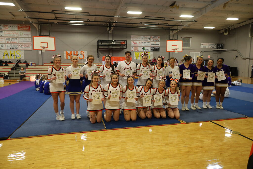 Meek High School cheer team competes in 2022 Winston County All County ...