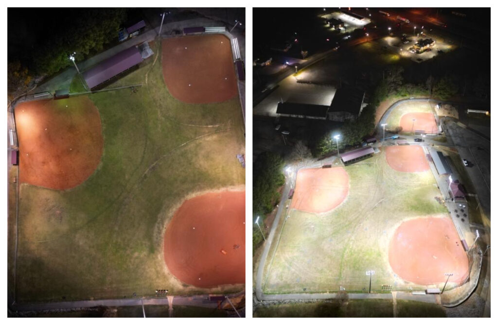 LED lights installed at West Point ballpark - The Cullman Tribune