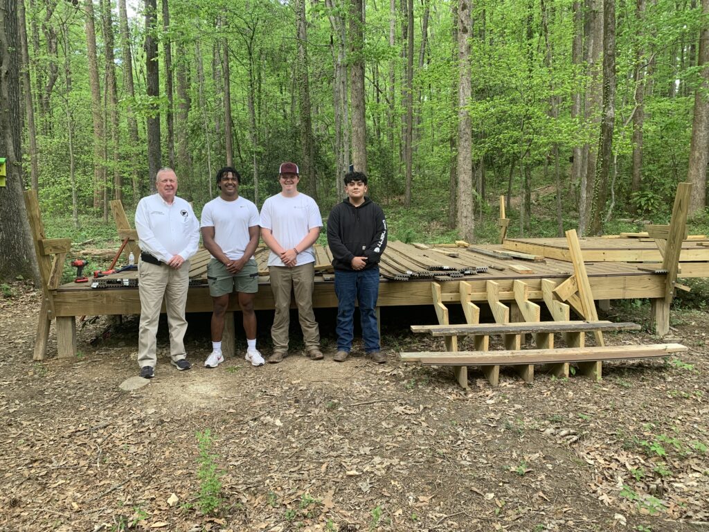 CATA students erect outdoor classroom at Sportsman Lake Park - The ...