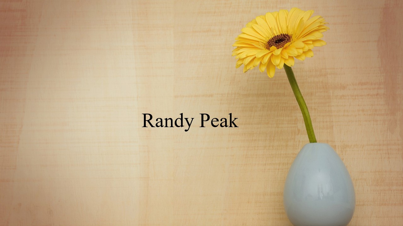 Obituary: Randy Peak - The Cullman Tribune