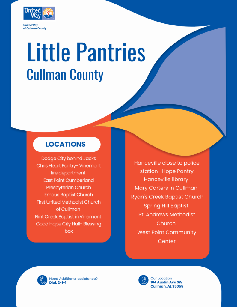 United Way releases new food resource location list and schedule - The ...