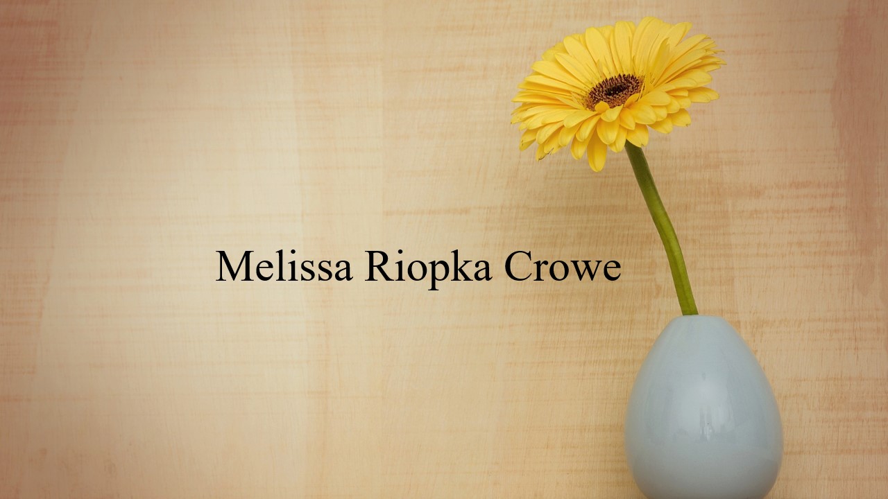 Obituary: Melissa Riopka Crowe - The Cullman Tribune