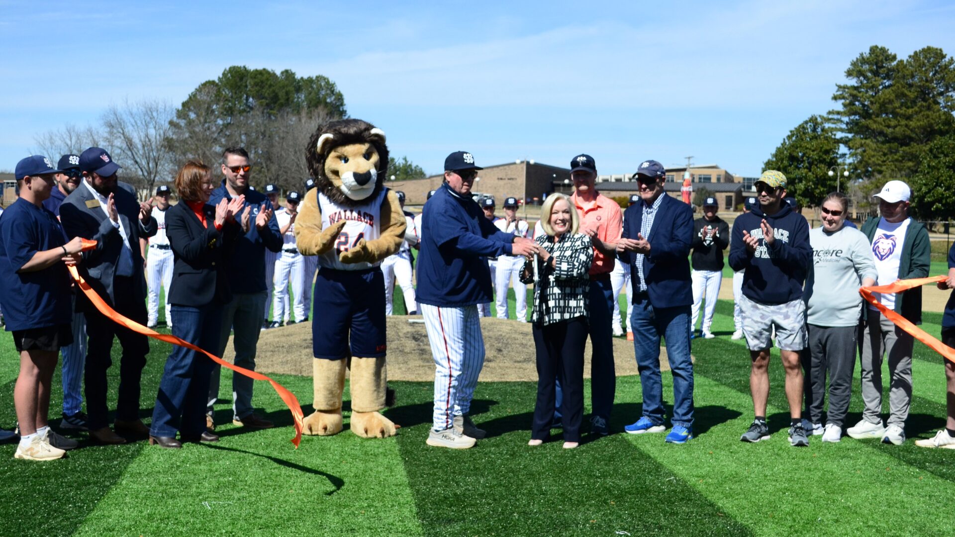 ‘It’s a great day to be a Lion’: Wallace State cuts ribbon on new turf ...