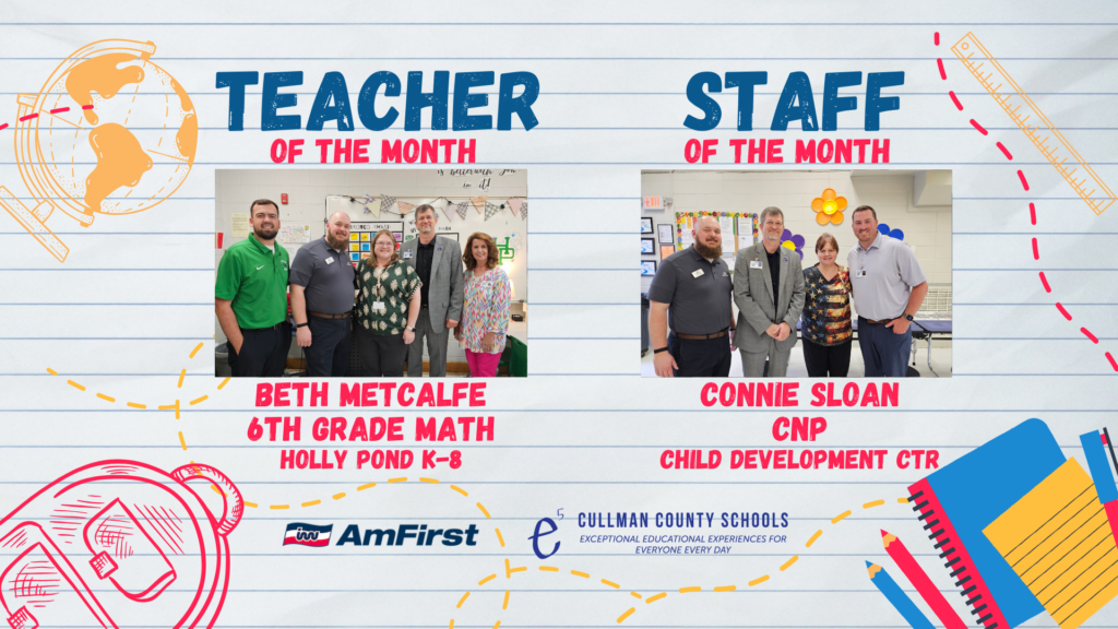 Metcalfe, Stallings named April CCBOE/AmFirst Teacher, Staff Member of ...