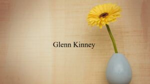Obituary: Glenn Kinney - The Cullman Tribune