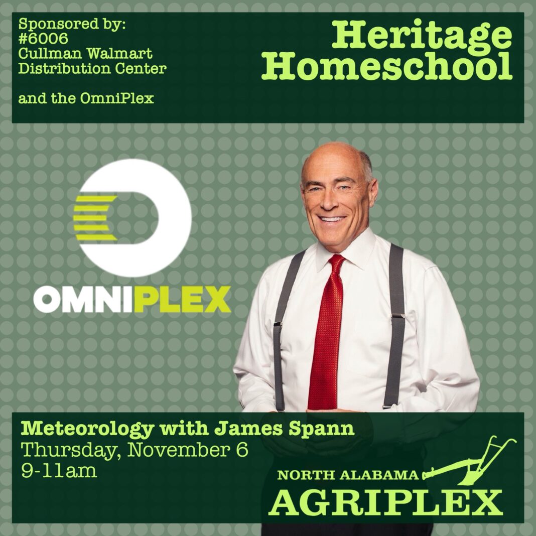 James Spann speaking at Agriplex homeschool event Nov. 6 - The Cullman ...