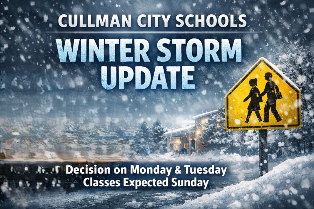 Cullman City Schools monitoring winter storm; decision on Monday and ...
