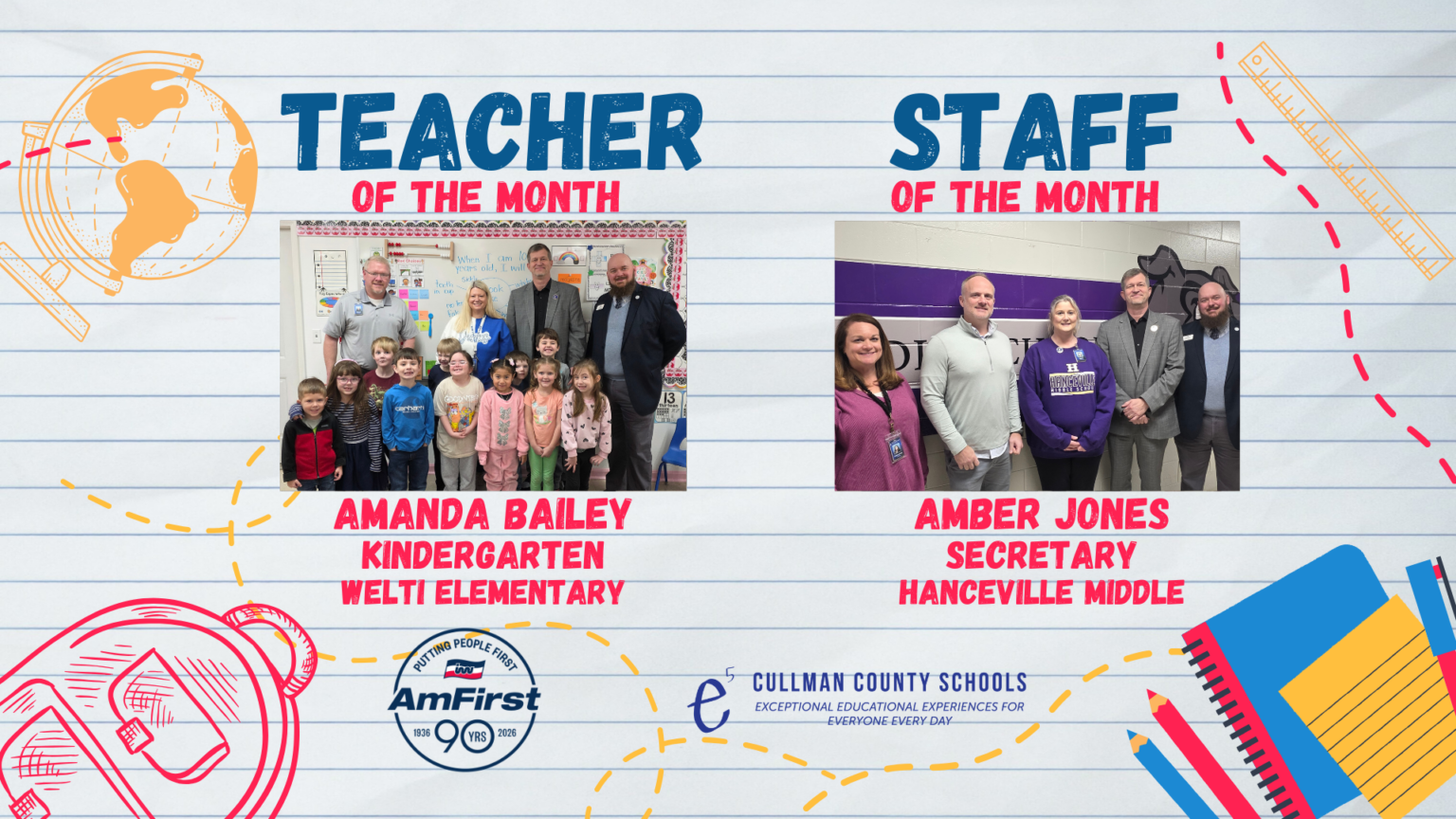 Bailey, Jones named CCBOE/AmFirst January Employees of the Month - The ...