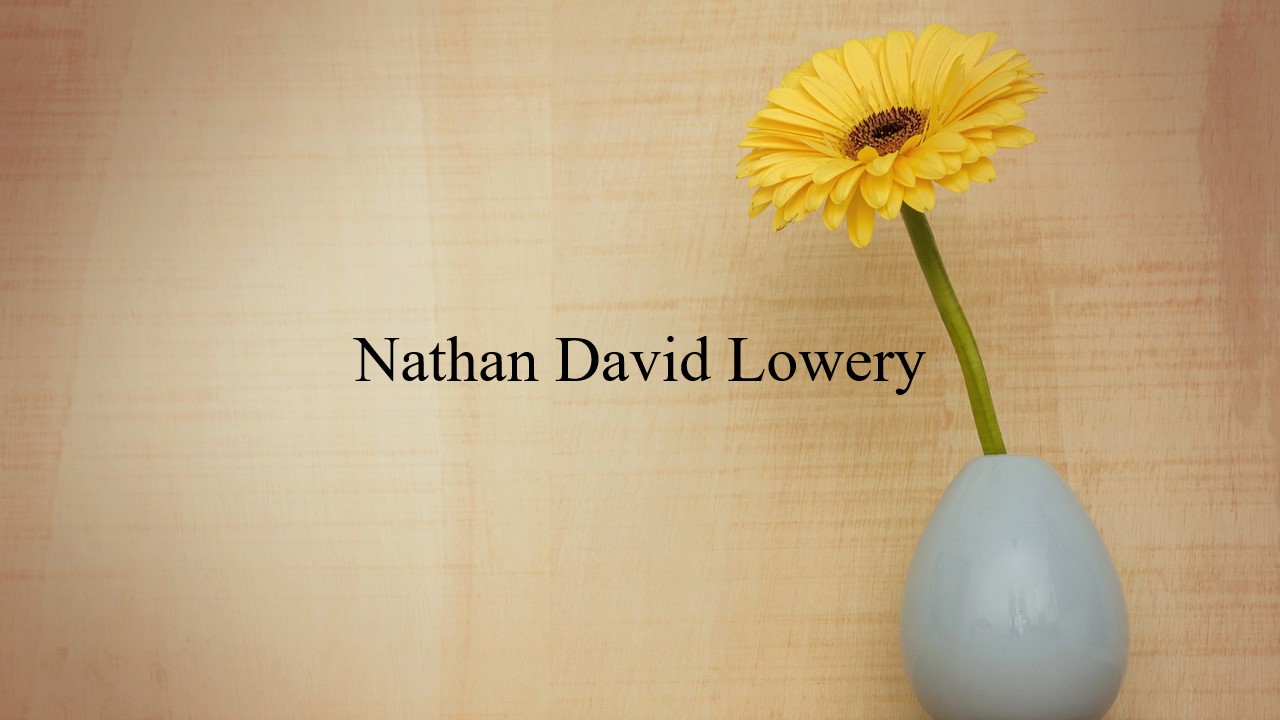 Obituary: Nathan David Lowery - The Cullman Tribune