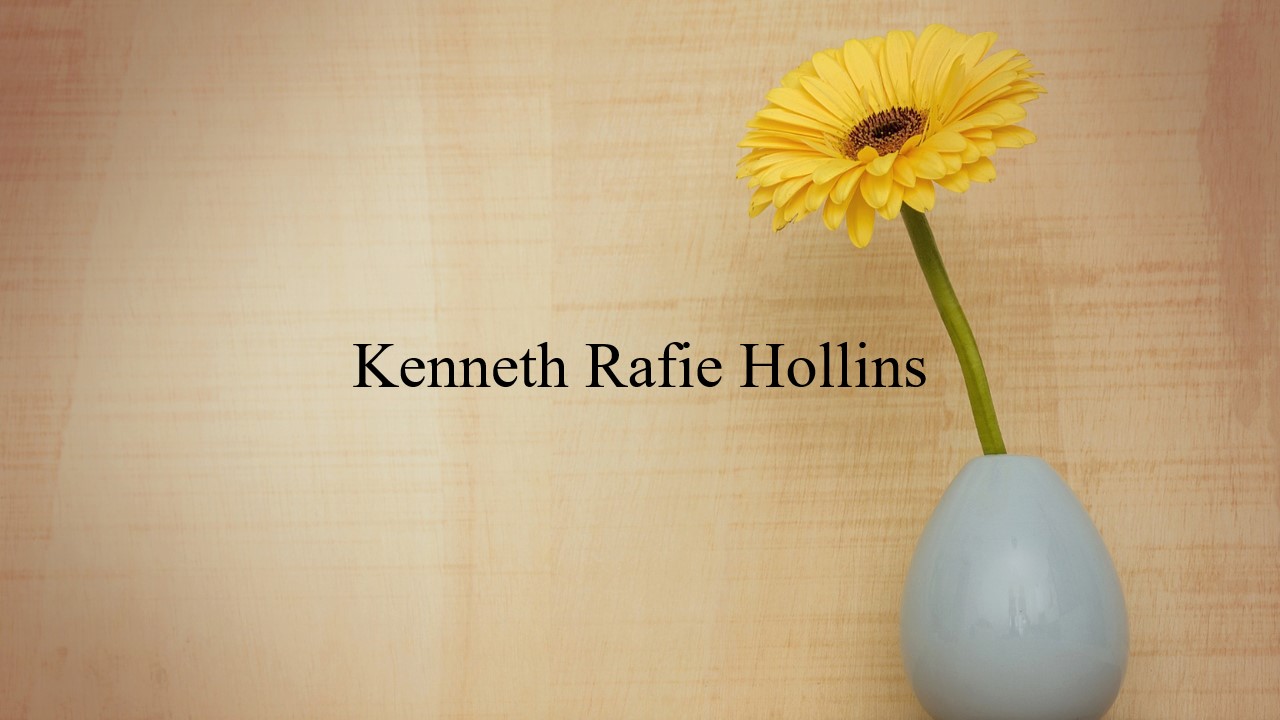 Obituary: Kenneth Rafie Hollins - The Cullman Tribune